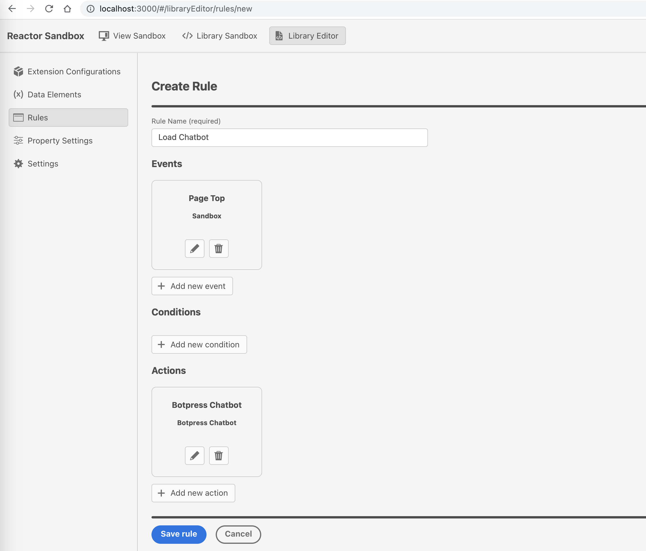 How to create a custom extension in AEP Launch