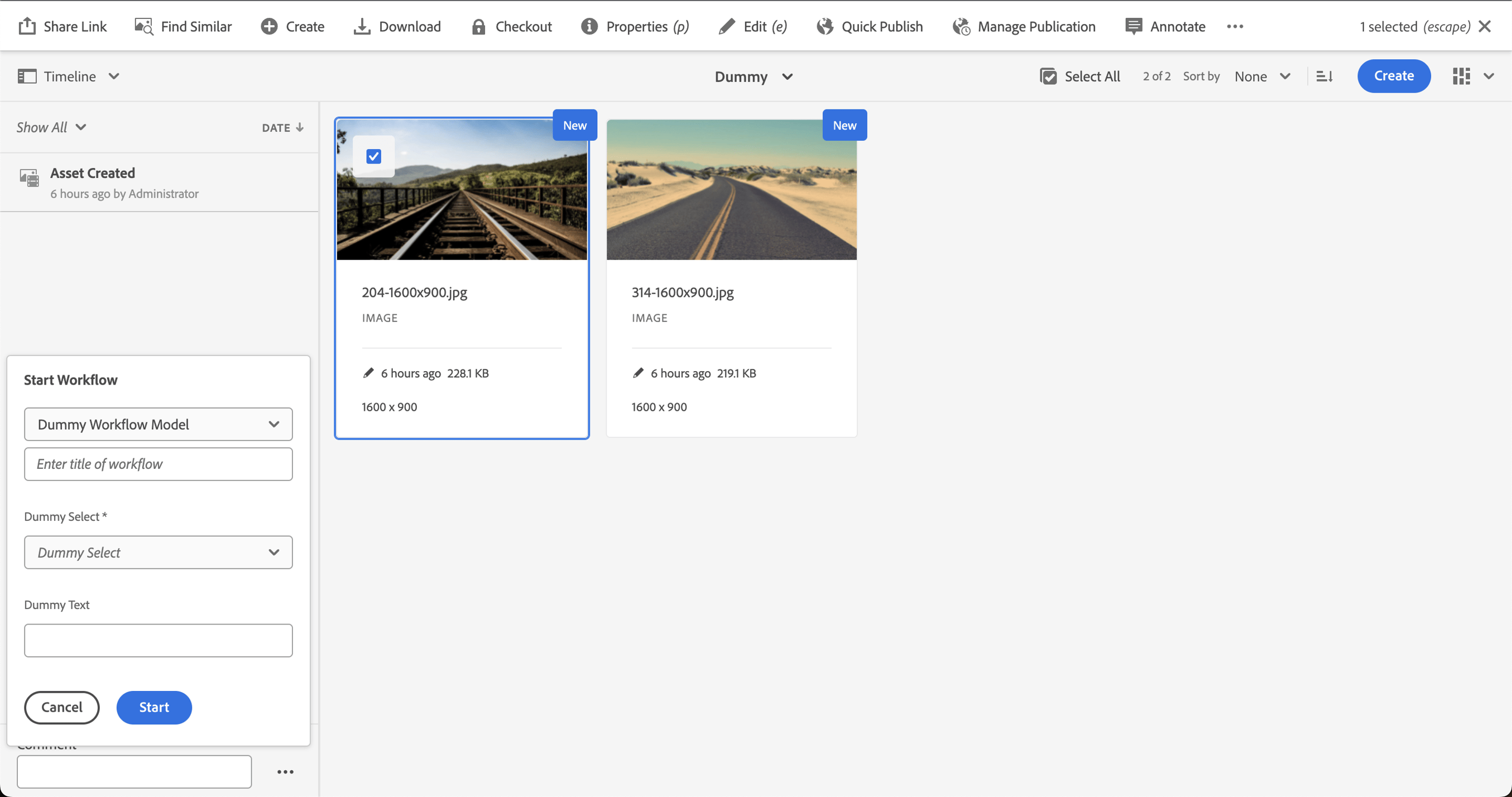 Asset Workflow customisation in AEM as a Cloud Service