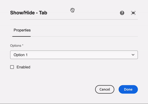 Show and hide AEM dialog fields for any field type